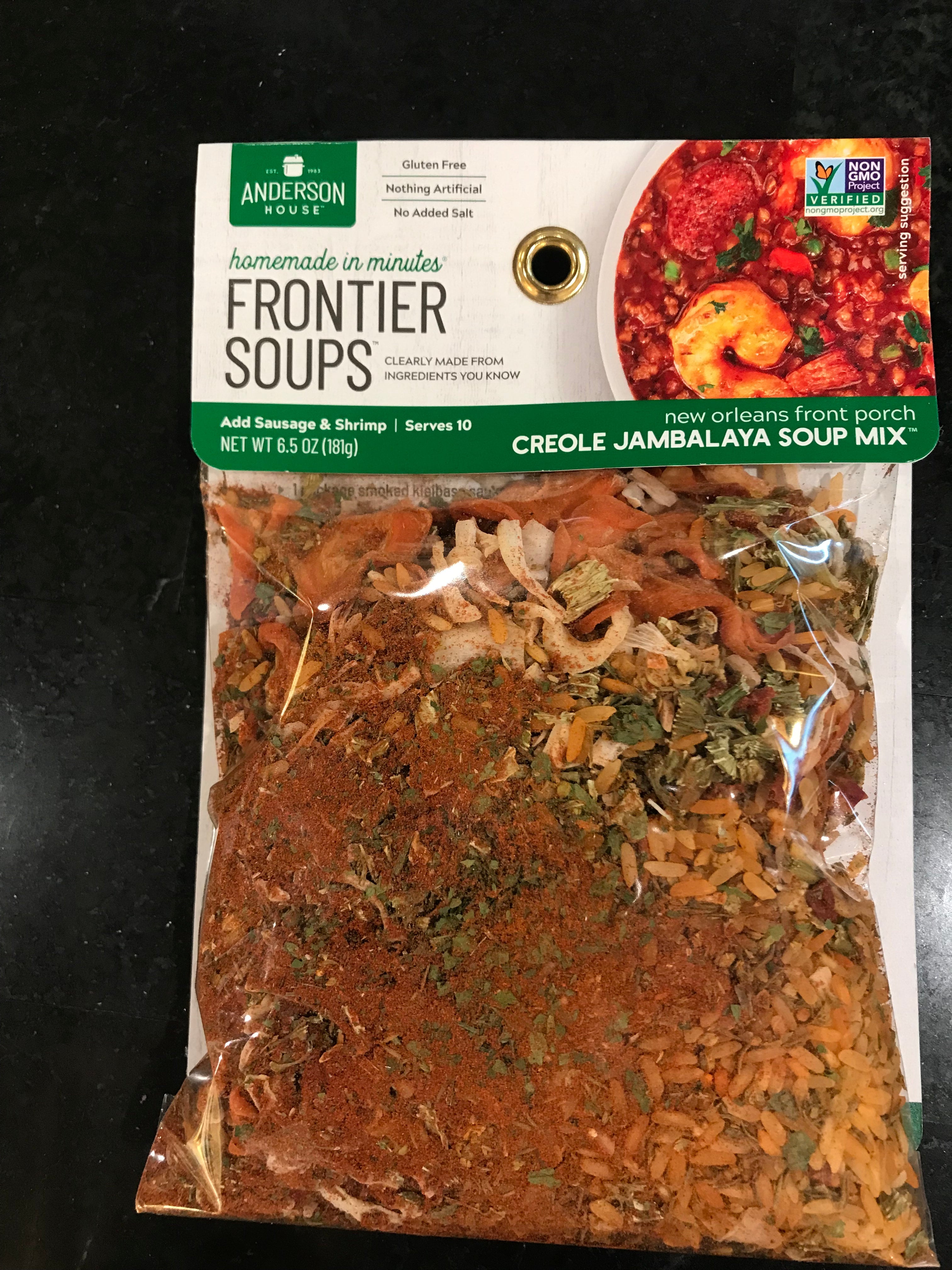 Anderson House Frontier Soups Creole Jambalaya Dry Soup Mix New Orleans ...