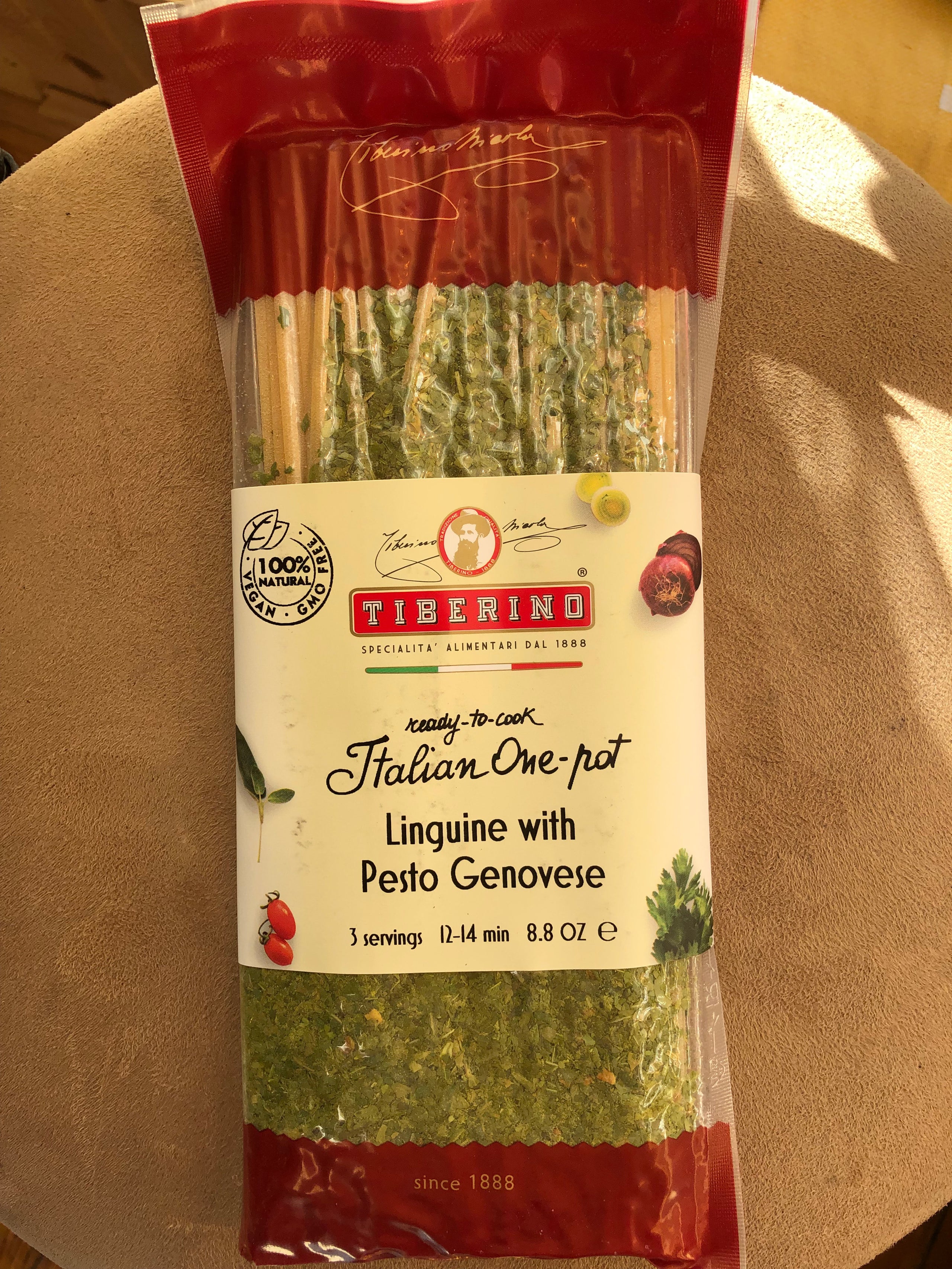 Tiberino Linguine with Basil Pesto Genovese Pasta One Pot Meal | My Site